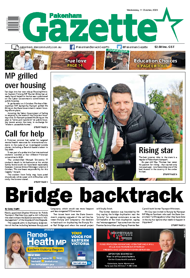 Pakenham Gazette - 11th October 2023 | Pakenham Gazette