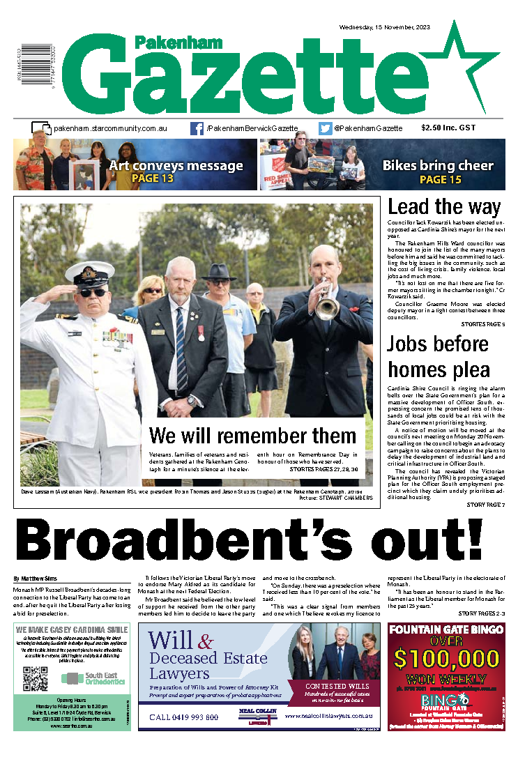 Pakenham Gazette - 15th November 2023 | Pakenham Gazette