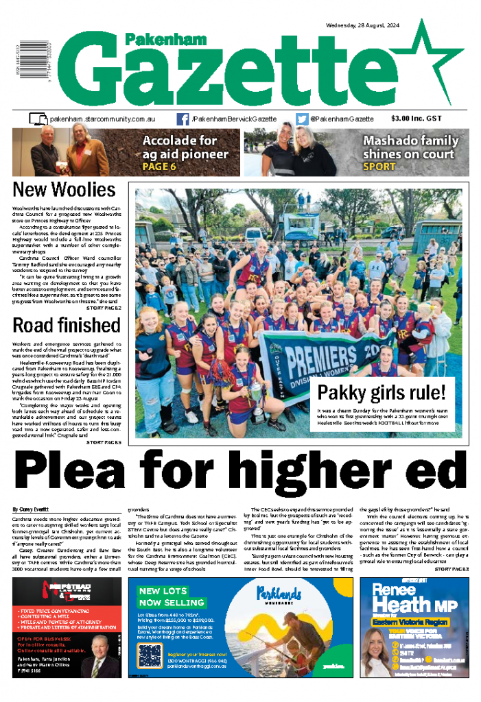 Pakenham Gazette - 28th August 2024 | Pakenham Gazette