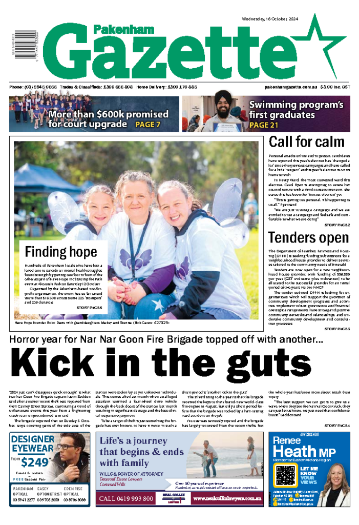 Pakenham Gazette - 16th October 2024 | Pakenham Gazette