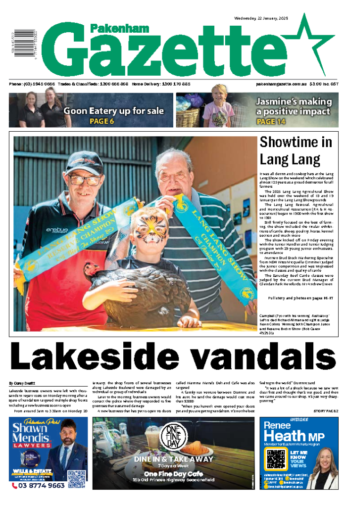 Pakenham Gazette - 22nd January 2025 | Pakenham Gazette