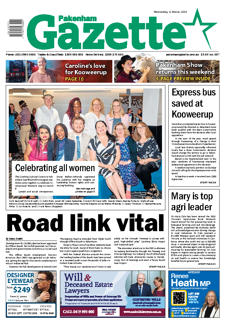 Pakenham Gazette - 12th March 2025 | Pakenham Gazette