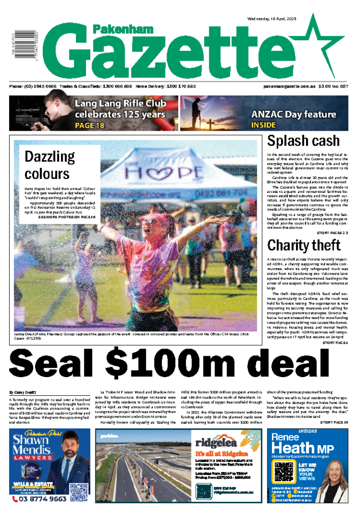 Pakenham Gazette - 16th April 2025 | Pakenham Gazette